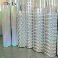 China Rainbow Holographic BOPP Film 20 micron 1500mm Width Heat Resistant for Packaging Decoration for sale