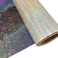 China 23 Micron Holographic Thermal Lamination Film Roll for Industrial Gift Wrapping BOPP PET for sale