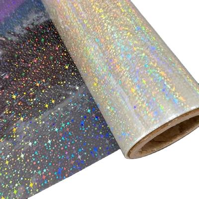 China 23 Micron Holographic Thermal Lamination Film Roll for Industrial Gift Wrapping BOPP PET for sale