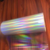 China 23 Micron Holographic Thermal Lamination Film Roll for Industrial Gift Wrapping BOPP PET for sale