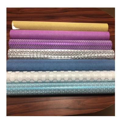China Thermal Glitter Transparent Lamination Film Roll 110 Micron 1020mm Width for Paper Board for sale