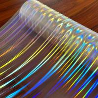 China Sample A4 Size Transparent Holographic BOPP Film For Cold Lamination for sale