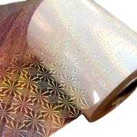 China Transparent Holographic Cold Lamination Film 17 Micron BOPP for Packaging for sale