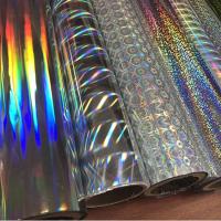 China Christmas Custom Packaging Decorating Thermal Pattern Holographic Film for PET Opaque for sale