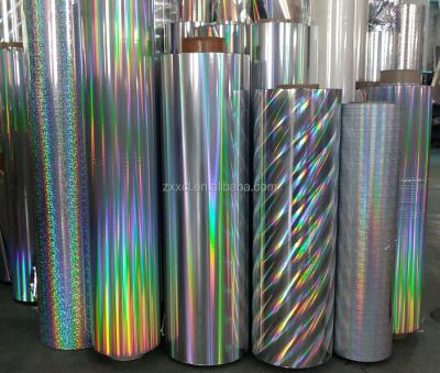 China 23 Micron BOPP Transparent Thermal Holographic Lamination Film for Paperboard for sale