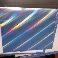 China Inkjet Printable Waterproof Holographic Hologram Sticker Paper 215mm x 762mm Self Adhesive Industrial for sale
