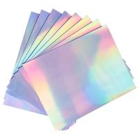 China Inkjet Printable Waterproof Holographic Hologram Sticker Paper 215mm x 762mm Self Adhesive Industrial for sale