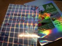 China Inkjet Printable Waterproof Holographic Sticker Paper For Industrial Needs for sale