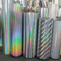 China BOPP PET Metalized Holographic Film 23-25 Micron for Packaging and Printing for sale