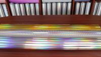 China Custom Opaque Decorative Holographic Film 1800mm Width Multiple Extrusion for sale