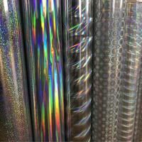 China Transparent Self Adhesive BOPP Holographic Transfer Film 18-22mic Moisture Proof Packaging for sale