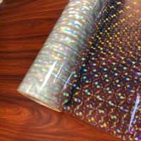 China Transparent UV Cast Cure Holographic BOPP Film 18-22mic Moisture Proof for Packaging for sale