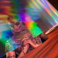 China Seamless Rainbow Pattern Cast And Cure Holographic Film BOPP Material for sale
