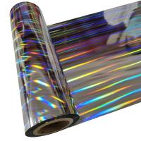China 12 Micron Seven Color Holographic MET Lamination Film for Paper Board Printing for sale