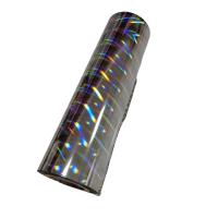 China 12 Micron Seven Color Holographic MET Lamination Film for Paper Board Printing for sale