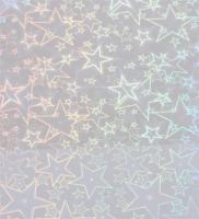 China A4 Holographic Self Adhesive Cold Laminate Film 215mm x 762mm Waterproof for Inkjet Printing for sale