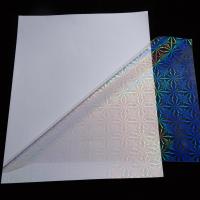 China Customizable Holographic Self-Adhesive Film for Inkjet Printing 215mm x 300m Roll for sale