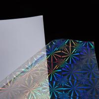 China Customizable Holographic Self-Adhesive Film for Inkjet Printing 215mm x 300m Roll for sale