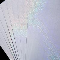 China Customizable Holographic Self-Adhesive Film for Inkjet Printing 215mm x 300m Roll for sale