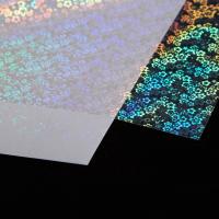 China A4 Holographic Sticker Paper Waterproof Self Adhesive Vinyl for Inkjet Printer 215mm x 762mm for sale