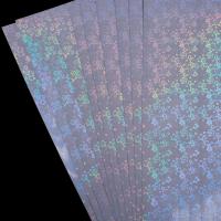 China A4 Holographic Sticker Paper Waterproof Self Adhesive Vinyl for Inkjet Printer 215mm x 762mm for sale