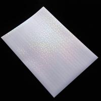 China A4 Holographic Cold Lamination Film Self-Adhesive Transparent PP PVC Sheet for Durable Lamination 215mm for sale