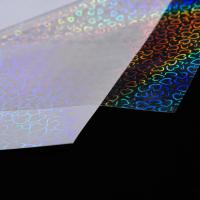 China A4 Holographic Cold Lamination Film Self-Adhesive Transparent PP PVC Sheet for Durable Lamination 215mm for sale