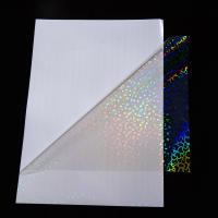 China A4 Holographic Cold Lamination Film Self-Adhesive Transparent PP PVC Sheet for Durable Lamination 215mm for sale