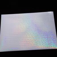 China A4 Holographic Cold Lamination Film Self-Adhesive Transparent PP PVC Sheet for Durable Lamination 215mm for sale