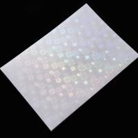 China A4 Self Adhesive Holographic Firework Cold Lamination Film 215mm x 762mm for Inkjet for sale