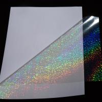 China A4 Self Adhesive Holographic Dots Pattern Cold Lamination Film PVC PP For Packaging Decoration for sale