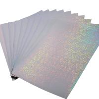 China A4 Self Adhesive Holographic Dots Pattern Cold Lamination Film PVC PP For Packaging Decoration for sale