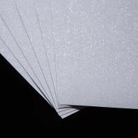 China A4 Holographic Self Adhesive Cold Laminate Film 215mm Roll Waterproof Glitter Sticker Paper for Inkjet for sale
