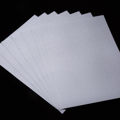 China A4 Holographic Self Adhesive Cold Laminate Film 215mm Roll Waterproof Glitter Sticker Paper for Inkjet for sale