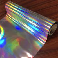 China Holographic Metallized PET Thermal Lamination Film 12 micron for Commercial Packaging Printing for sale