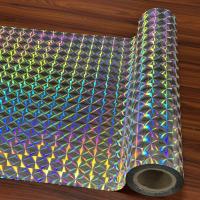 China Laser Printed Metallized PET Thermal Holographic Decorative Plastic Film for Packaging 60-100°C for sale