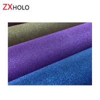 China Thermal Glitter Transparent Lamination Film Roll 110 Micron 1020 mm for Gift Packaging Crafts Decoration for sale