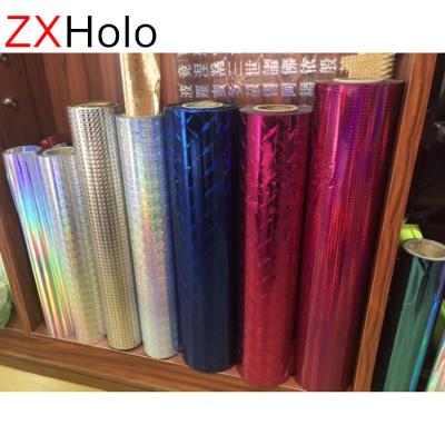 China BOPP Metallized Holographic Laser Top Coating Film Facestock for Labels 15-25 Micron for sale