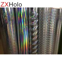 China BOPP Metallized Holographic Laser Top Coating Film Facestock for Labels 15-25 Micron for sale