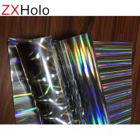 China BOPP Metallized Holographic Laser Top Coating Film Facestock for Labels 15-25 Micron for sale