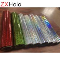 China BOPP Metallized Holographic Laser Top Coating Film Facestock for Labels 15-25 Micron for sale