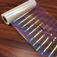 China Soft Transparent Holographic BOPP Lamination Film Moisture Proof for Cosmetic Packaging 60-100C for sale