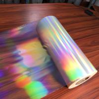 China Soft Transparent Holographic BOPP Lamination Film Moisture Proof for Cosmetic Packaging 60-100C for sale