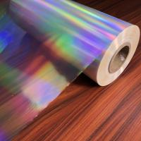 China Soft Transparent Holographic BOPP Lamination Film Moisture Proof for Cosmetic Packaging 60-100C for sale