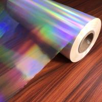 China Soft Transparent Holographic BOPP Lamination Film Moisture Proof for Cosmetic Packaging 60-100C for sale