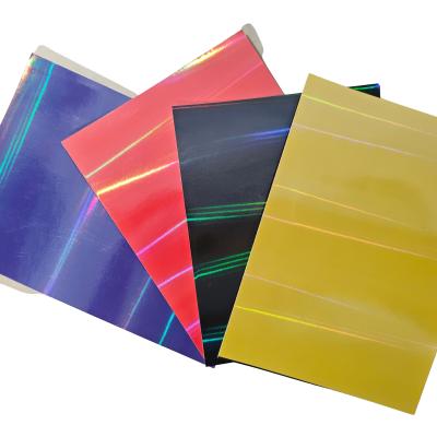 China Holographic Lamination Vinyl Film Self-Adhesive Sticker 215mm Roll A4 Sheet Waterproof for Inkjet Printer for sale
