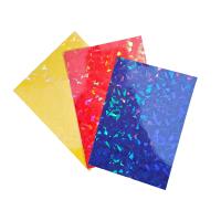 China Holographic Sticker Paper Self Adhesive Vinyl Film for Inkjet Printer Waterproof 215mm Roll for sale