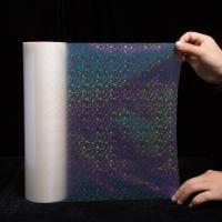 China BOPP Thermal Holographic Lamination Film 23-25 Micron Transparent High Gloss for Packaging for sale