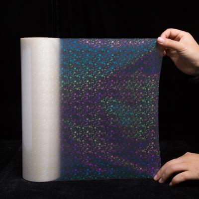 China BOPP Thermal Holographic Lamination Film 23-25 Micron Transparent High Gloss for Packaging for sale