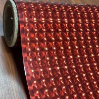 China Metallized Colorful 3D Optic PET Fresnel Multiple Lens Film 35 Micron 1270mm for sale